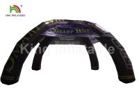 China 0.55mm PVC Black Advertising Outdoor Inflatable Event Tent With Printing Spider Type for sale