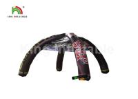 China 0.55mm PVC Black Advertising Outdoor Inflatable Event Tent With Printing Spider Type for sale