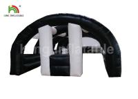 China Commercial Big Inflatable Event Tent Black And White Color EN14960 EN71 SGS for sale
