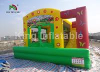 China Customized Doll House Red Inflatable Jumping Castle With Slide For Party for sale