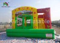 China Customized Doll House Red Inflatable Jumping Castle With Slide For Party for sale