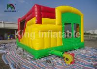 China Customized Doll House Red Inflatable Jumping Castle With Slide For Party for sale