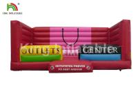 China Child 0.55mm PVC Inflatable Bounce Castle With Blower Shopping Bags Shaped for sale