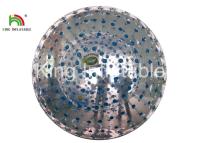 China Blue Durable Adult Inflatable Grass Rolling Zorb Ball With Customized Logo for sale