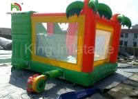 China Rainforest theme 0.55mm PVC Funny Inflatable Jumping Castle For Children / Adult for sale