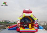 China PVC Fireproof Commercial Inflatable Bouncers For Kids Jumping Car Houses for sale