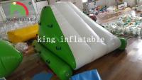 China Inflatable Mini Iceberg For Water Parks With Slide Green And White for sale