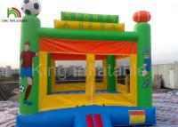 China Green Custom Outdoor Adult Inflatable Large PVC Tarpaulin Commercial Bouncy Castles for Rent for sale