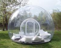 China 4m 1.0mm Clear PVC Inflatable Bubble Tent for Family Party for sale