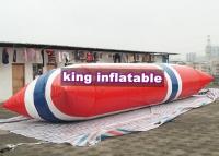 China Durable Inflatable Water Toys / Blow Up Water Jumping Airbag Water Blob for sale