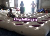 China 10m x 8m PVC Tarpaulin Crowd Hoops Inflatable Aqua Maze Sport Games for sale