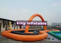China Customize PVC Inflatable Water Maze For Water Parks , Inflatable Swimming Course for sale