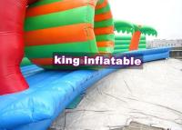 China Custom Dinosaur Colorful Inflatable Shore Bench For Huge Inflatable Water Park Pool for sale
