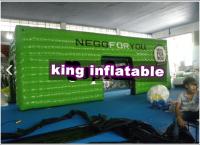 China Green Inflatable Cube Tent For Advertisement / Inflatable Different Event for sale