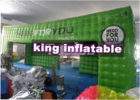 China Green Inflatable Cube Tent For Advertisement / Inflatable Different Event for sale