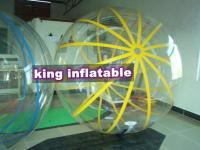 China 1.0mm TPU Zipper Colorful Water Balls Transparent For Amusemnt Park for sale