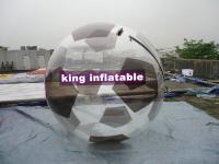 China Soccer Water Walking Ball With 1.0mm PVC 2m Diameter Water Balls For Kids for sale