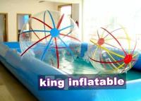 China 1.0mm thick pvc or transparent TPU Stong Inflatable Walk On Water Ball for sale