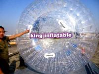China 3m Commercial Inflatable Zorb Ball 0.8mm PVC Grass With Pump for sale