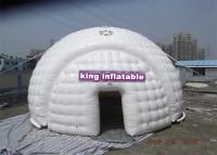 China Airtight Inflatable Tent / White Dome Tent Short-lived For Project Show Events for sale