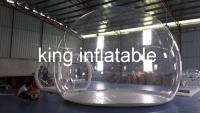 China OEM Outdoor Inflatable Clear Bubble Tent 6m Dia Inflatable Camping Tent for sale