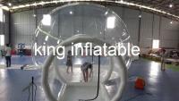 China OEM Outdoor Inflatable Clear Bubble Tent 6m Dia Inflatable Camping Tent for sale