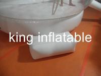 China Custom Clear PVC Bubble Balloon Inflatable Snow Globe Tent With Airtight Base for sale