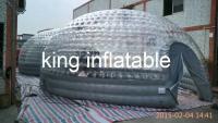 China 1.0 Mm PVC Transparent Inflatable Air Tent  5m Diameter CE Approval for sale