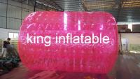 China Inflatable Water Toy , Transparent Red PVC / TPU  Water Roller For Kids / Adults for sale
