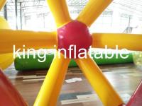 China 4m * 2.5m Walking On Blow Up Water Toy , PVC Inflatable Water Roller For Water Park for sale