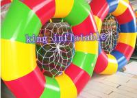 China Colorful Funny Inflatable Water Toy 1.0mm PVC Water Roller For Water Amusing Game for sale