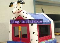 China Customized Color Safety Dog Design Inflatable Commercial Bounce Houses Animal Themed For Kids for sale