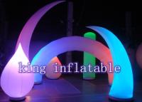 China Large Helium Inflatable Advertising Balloons / LED Lighting Balloon For Outdoor Trade Show for sale
