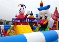 China Inflatable Disney Amusement Park With Mickey Mouse And Donald Duck for sale