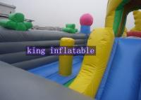 China Lovely Mickey Kids Inflatable Amusement Park For Jumping Fun 0.45mm - 0.55mm PVC for sale