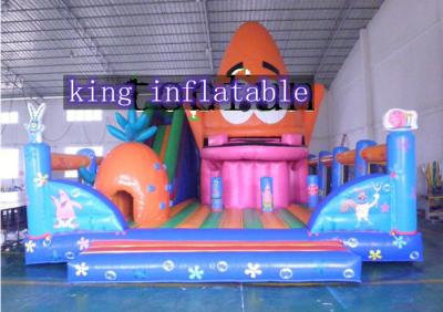 China PVC Colorful Inflatable Amusement Park With Slide For Children And Adults for sale