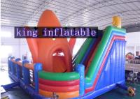 China PVC Colorful Inflatable Amusement Park With Slide For Children And Adults for sale