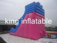 China Outdoor Durable Inflatable Dry Slide With Simple But General For Amusement Park for sale
