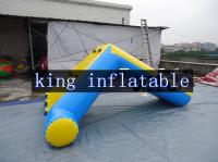 China 0.9mm Pvc Tarpaulin Outdoor Blow Up Water Toy  CE Customized Slide For Water Park for sale