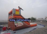 China Tarpaulin Inflatable Water Slide With Pool Customized Color For Outdoor Fun for sale