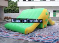 China Waterproof Outdoor Inflatable Water Slides , Commercial Water Pool Slide 0.9mm PVC for sale