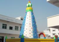 China Tall Inflatable Sport Games / Climbing Wall For Amusement Park for sale