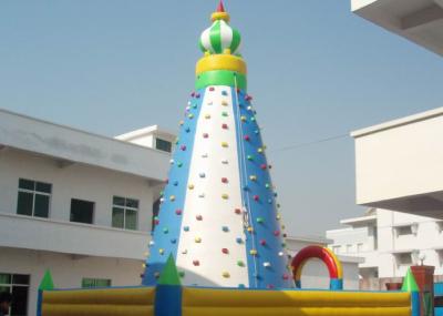 China Tall Inflatable Sport Games / Climbing Wall For Amusement Park for sale
