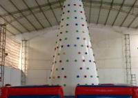 China Huge 0.55mmPVC Tarpaulin Inflatable Sports Games Inflatable Climbing Wall for sale