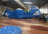 China Adult Outdoor Inflatable Water Parks , Pool Obstacle Course Play Equipment for sale