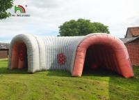 China 6m Huge Inflatable Colons Heart Tunnel Commercial Bounce Houses Flame Retardant for sale