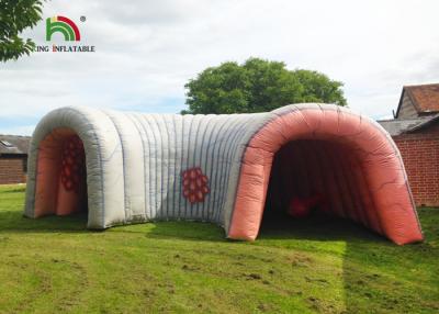 China 6m Huge Inflatable Colons Heart Tunnel Commercial Bounce Houses Flame Retardant for sale