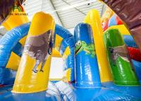 China Blow Up Combo Car Jumper Inflatable Jumping Castle Bounce House With Slide for sale