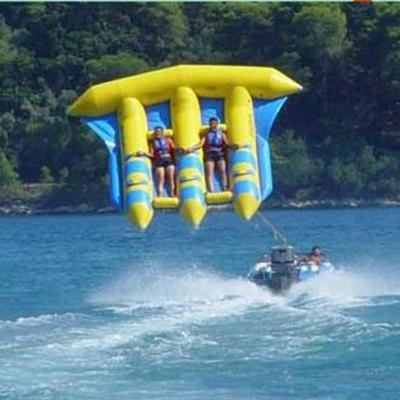 China Durabla pvc from plato vivid colors various shape double fly-fishing banana boat for sale