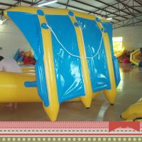 China Durabla pvc from plato vivid colors various shape double fly-fishing banana boat for sale